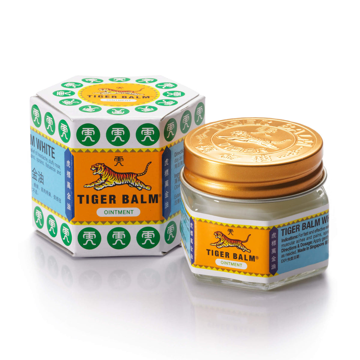 Tiger Balm White Cold Flu Sinus Migraine– Medical Mart Pharmacy & Smart ...