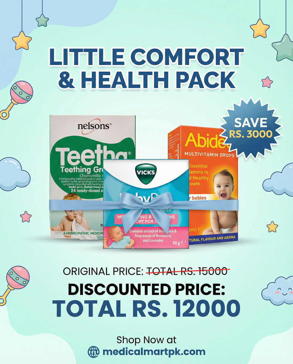 UK Abidec Drops Teetha Teething Vicks Baby Rub– Medical Mart Pharmacy ...