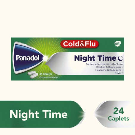Saudi Imported Panadol Cold & Flu Night Time Available in Pakistan ...