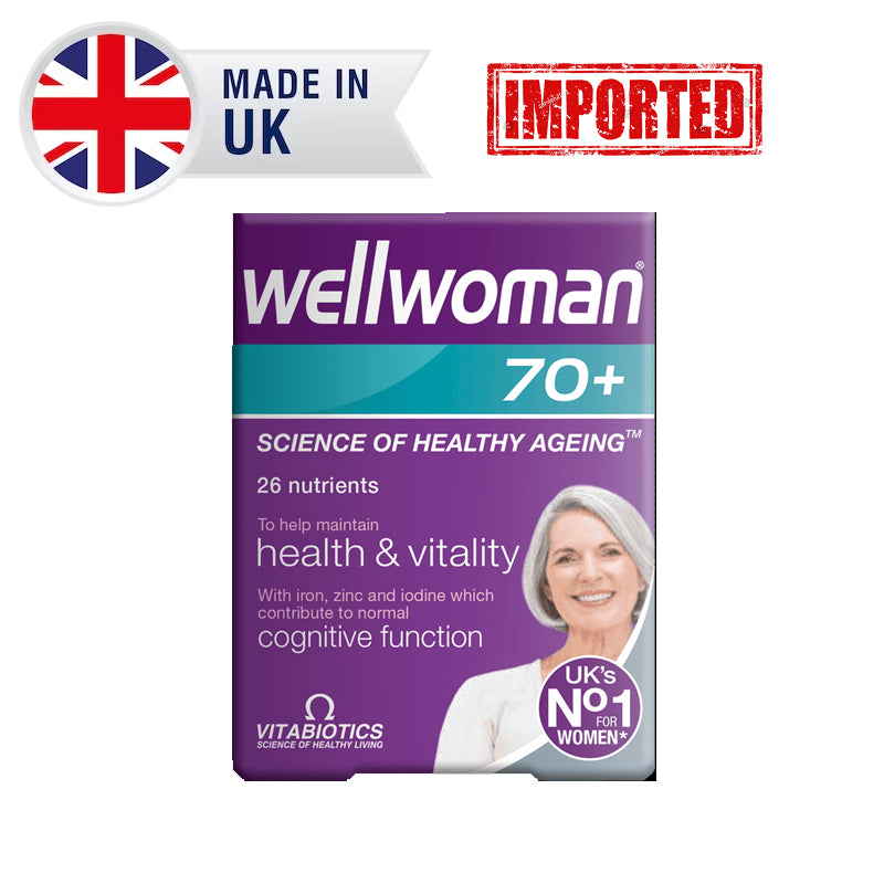 UK Vitabiotics Wellwoman 70+ Available in Pakistan– Medical Mart ...