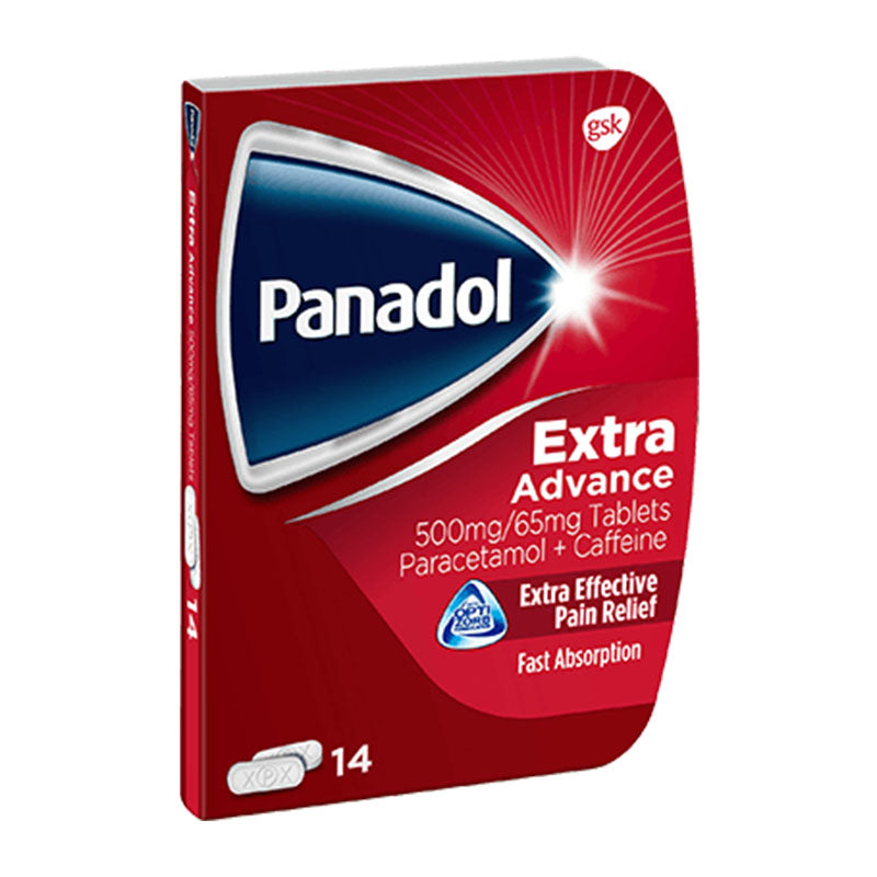 Panadol Extra Advance 500 mg/65 mg 14 Tablets UK– Medical Mart Pharmacy ...