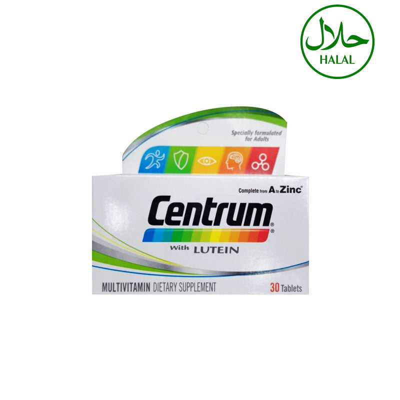 Halal Centrum lutein 30 tabs Available in Pakistan– Medical Mart ...