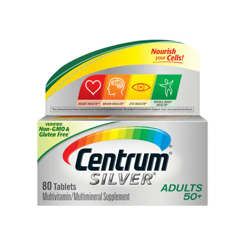Centrum Silver Adults 50+ 80 Tablets– Medical Mart Pharmacy & Smart Store