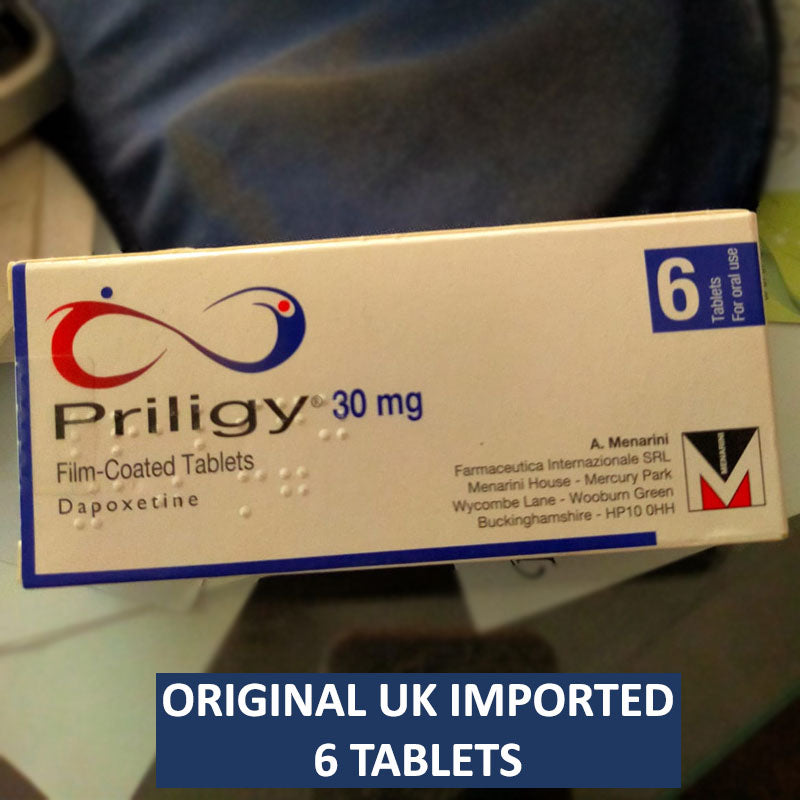 UK Imported Priligy Dapoxetine 30mg 6 Tablets Available in Pakistan ...