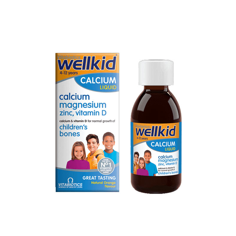 Vitabiotics Wellkid Calcium Liquid Available in Pakistan ...